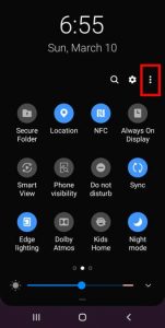 How to use Galaxy S10 quick setting buttons? - Galaxy S10 Guides
